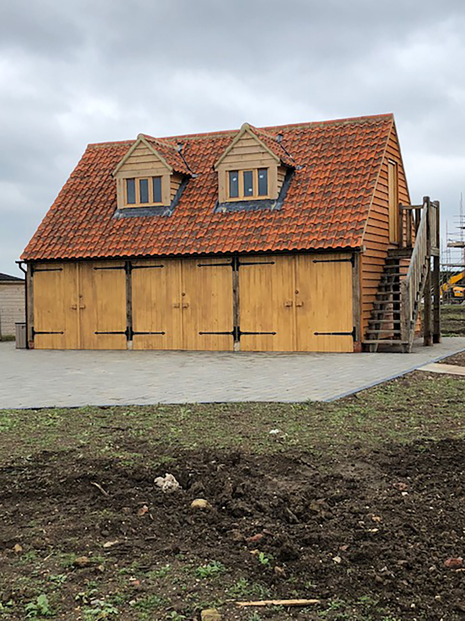 Oak Garages in Scotland - Timber Kits - Oak Frames Direct
