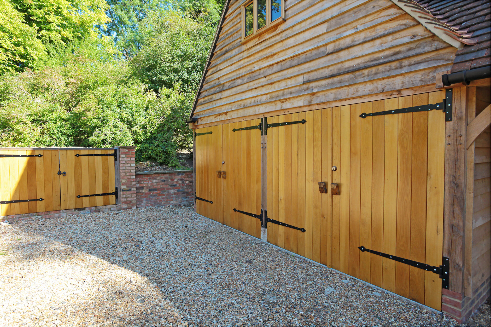 Beautiful Double Garage With a Room Above Kits | Sustainable Oak