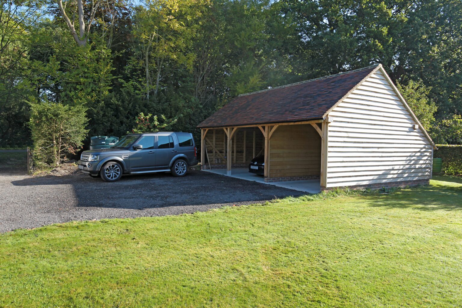 Three Bay Garage Gallery - Oak Frames Direct