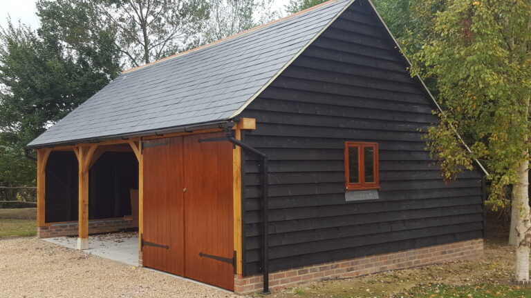Three Bay Garage Gallery - Oak Frames Direct
