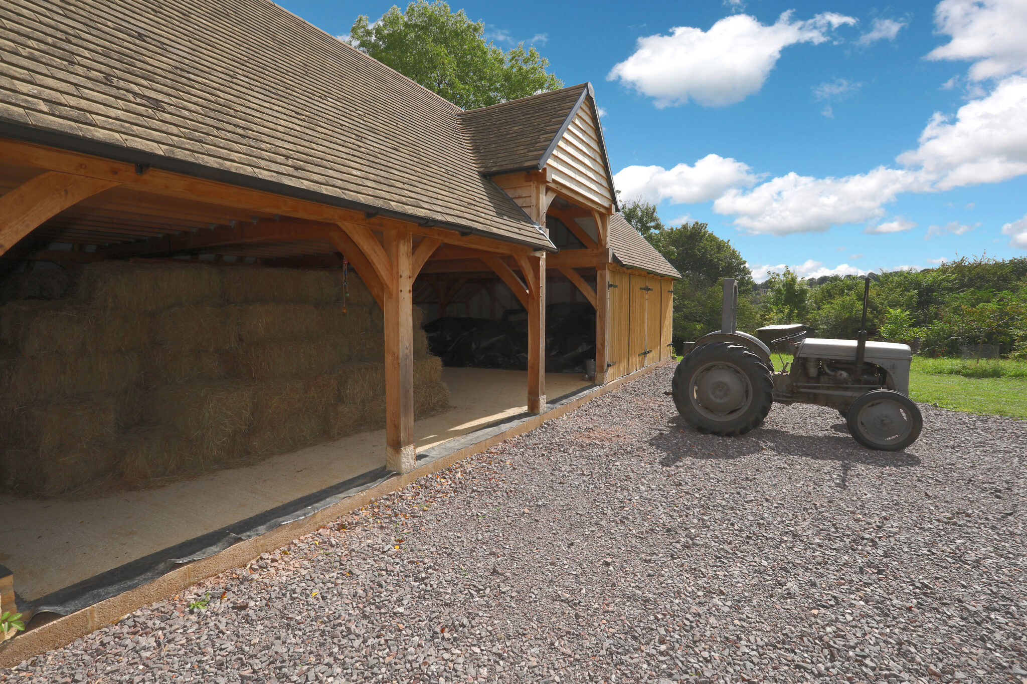 Five Bay Garage Gallery - Oak Frames Direct