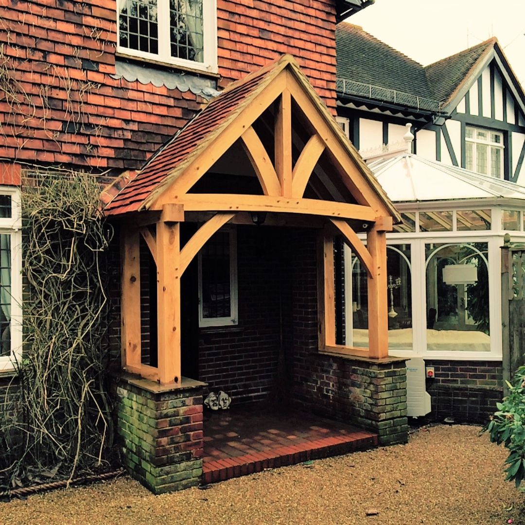 Oak Lean to Porches in the UK | Bespoke Framed Designs